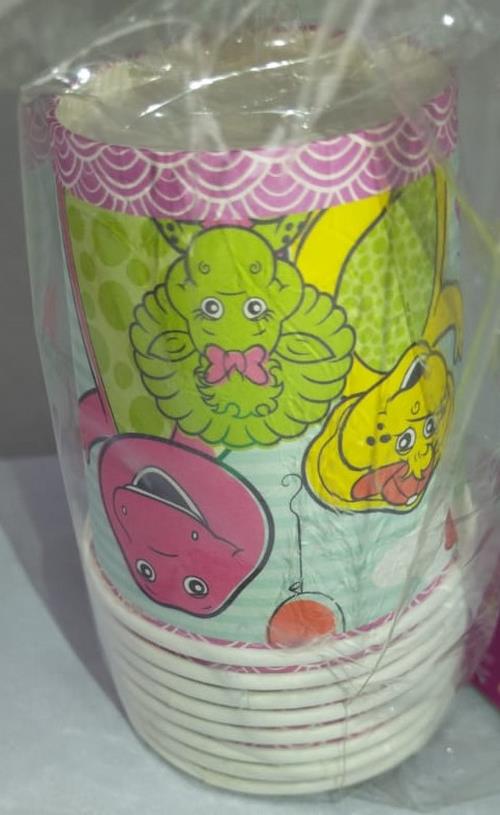 Barney And Friends - Cups - 8 Pcs - for sale