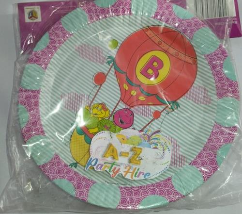 Barney And Friends - Plates - 9Inch - 8Pcs - for sale